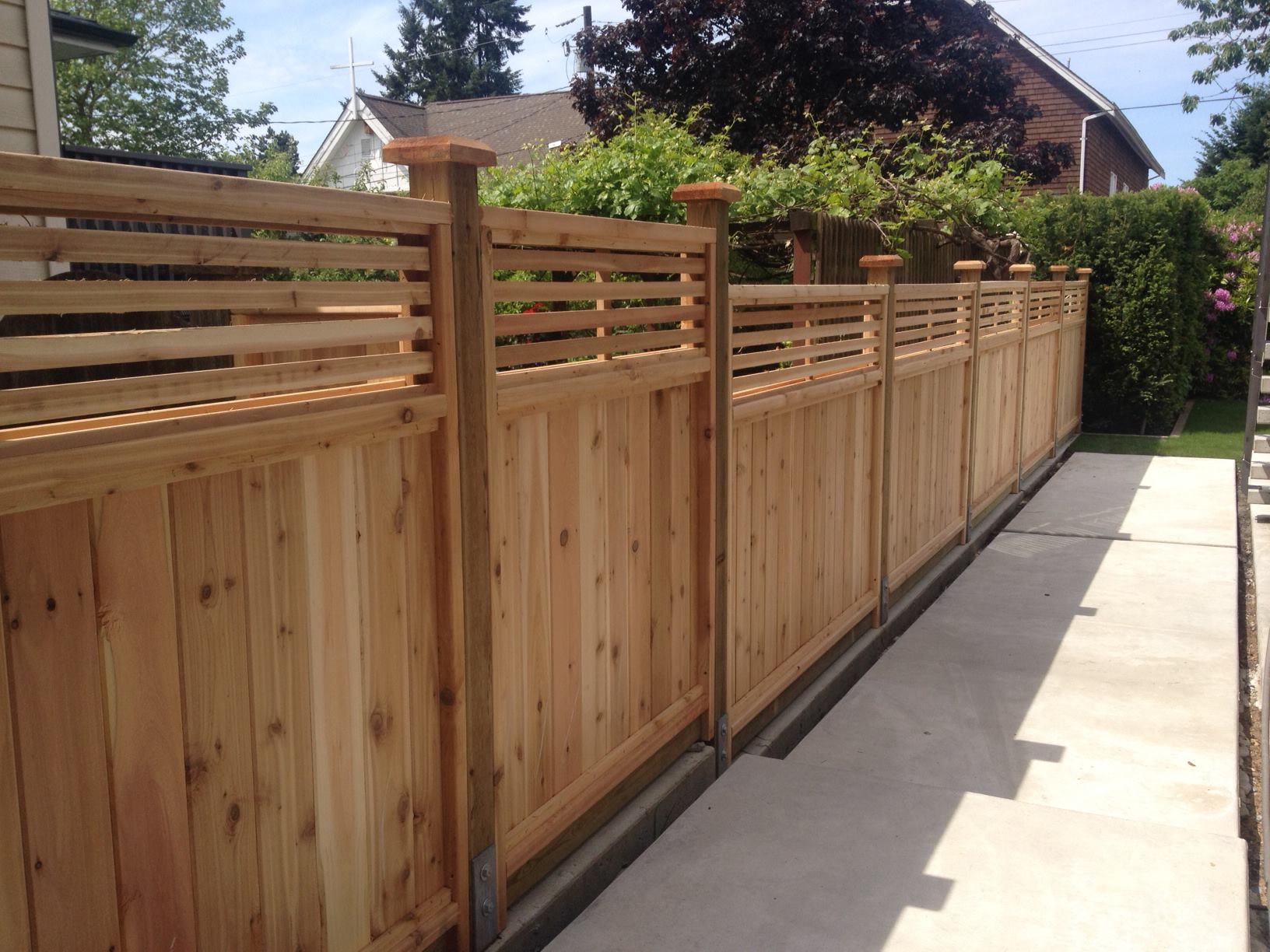 Big Red Cedar Cedar Fence Company Fences Installation