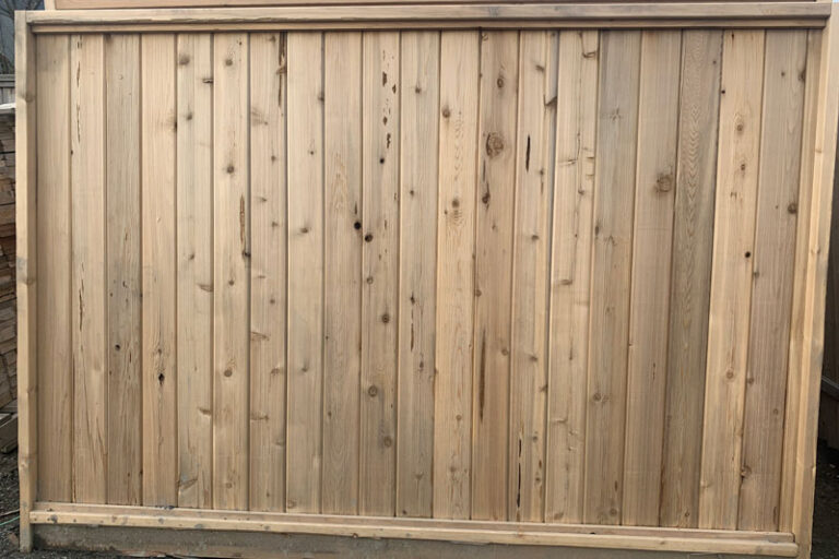 Contractor Solid (C2) Cedar Fence Panels | Big Red Cedar