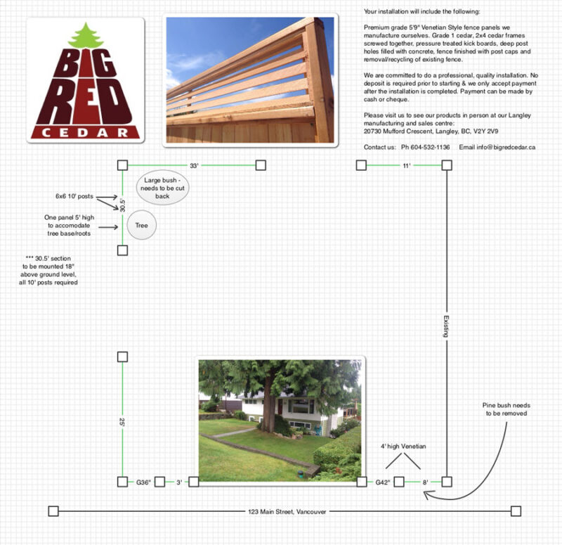 Cedar Fence Installation | Big Red Cedar