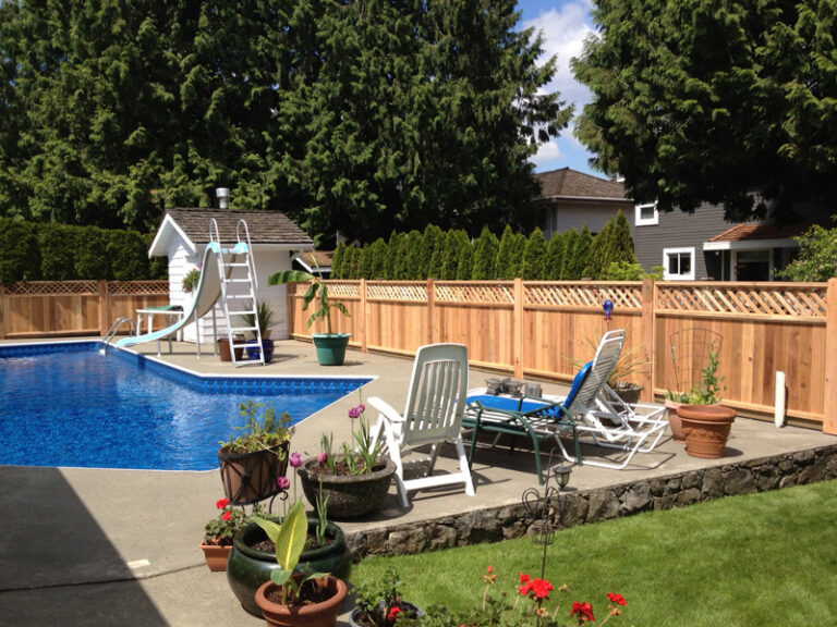 Diagonal Lattice Cedar Fence Panels | Big Red Cedar