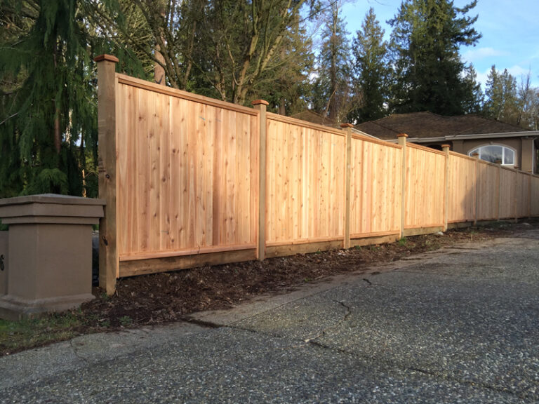 Solid Cedar Fence Panels | Big Red Cedar