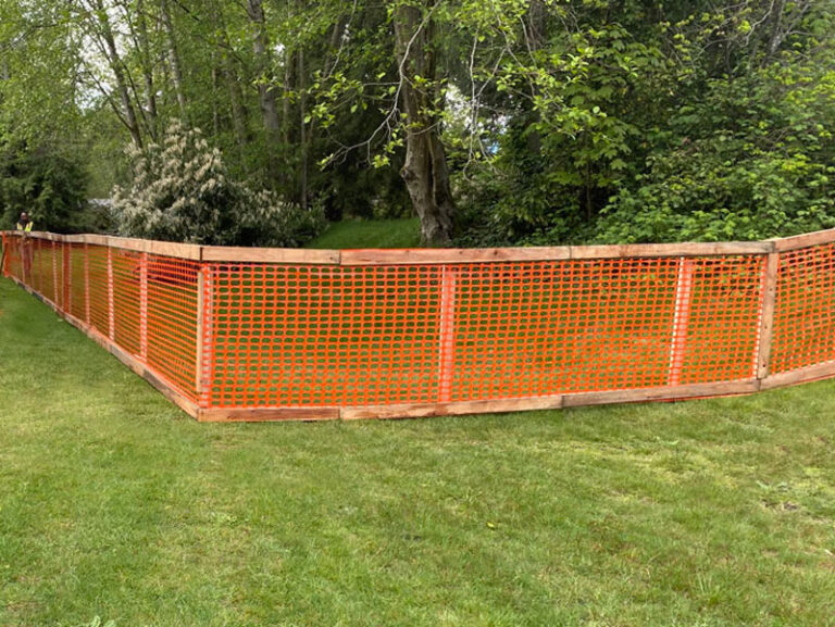 Tree Protection Fence Installation | Big Red Cedar